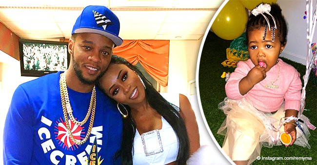 Remy Ma & Papoose's 1-Year-Old Daughter Reminisce Looks Cute in White ...