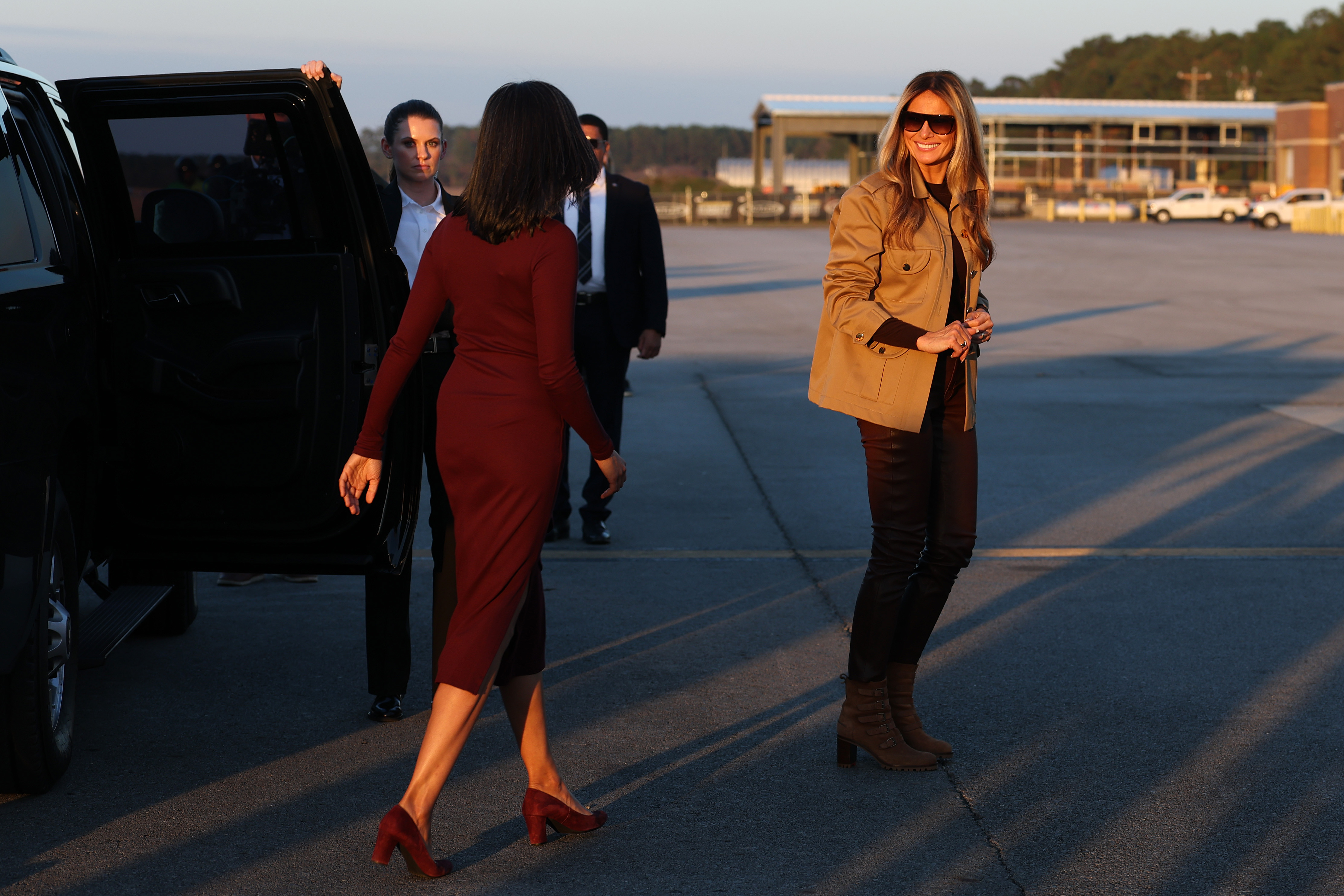 Usha Vance Visits Camp Lejeune Alongside First Lady Melania Trump ...