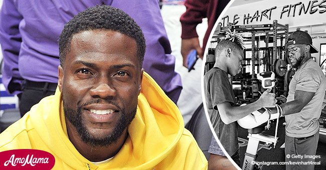 Kevin Hart Shares a Photo of Himself Preparing for His Weekend Boxing ...