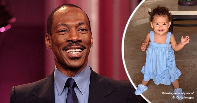 Check Out Eddie Murphy's Beautiful Granddaughter Evie's Blue Dress as ...