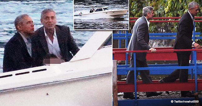 The Obamas, The Clooneys Spotted on Boat Trip near Actor's Italian ...