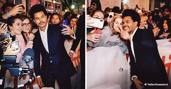 The Weeknd Unveils Full 'Fro and New Mustache at 'Uncut Gems' TIFF ...