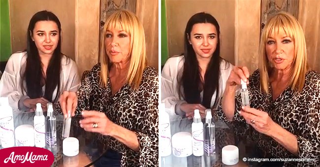 Suzanne Somers' Granddaughter Violet Shows Striking Resemblance to Her ...