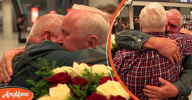 Tearful Moment Twin Brothers Meet for the First Time Almost 70 Years ...