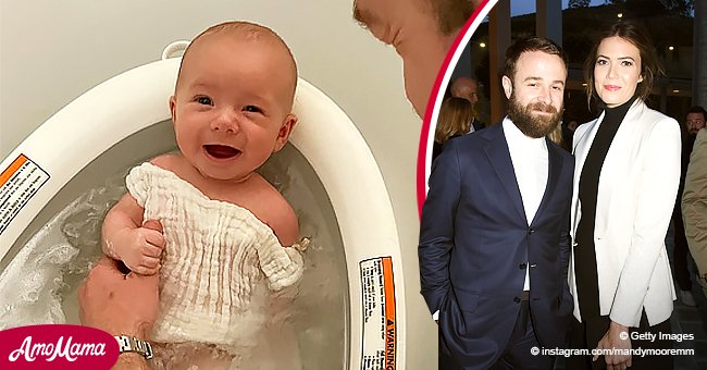 Mandy Moore Says Her Son August Loves to Bath Just like Her in This ...