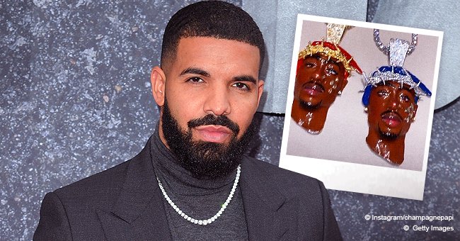 Check Out Drake's Two Tupac Shakur Chains (Photos)