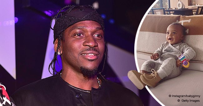 Pusha T's Wife Virginia Shows Their Adorable Baby Nigel Sitting on a ...