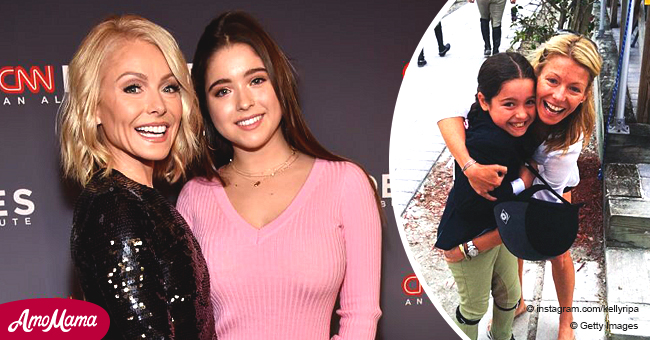 'Live' Co-Host Kelly Ripa Laughs with Daughter Lola in a Throwback ...