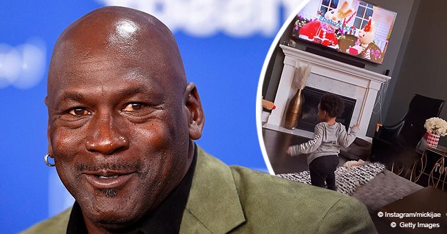 Michael Jordan's Grandson Looks Mischievous in New Post Running across ...