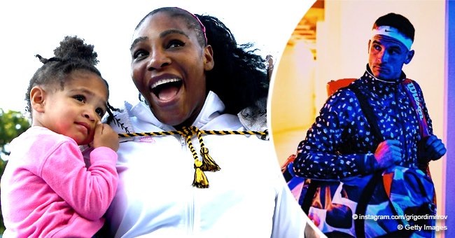 Serena Williams Playfully Mocks Tennis Player Dimitrov's Colorful ...