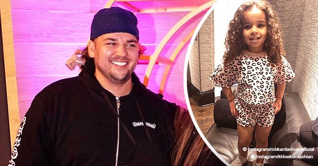 Check Out Rob Kardashian's Daughter Dream Posing in Her Adorable Pink ...