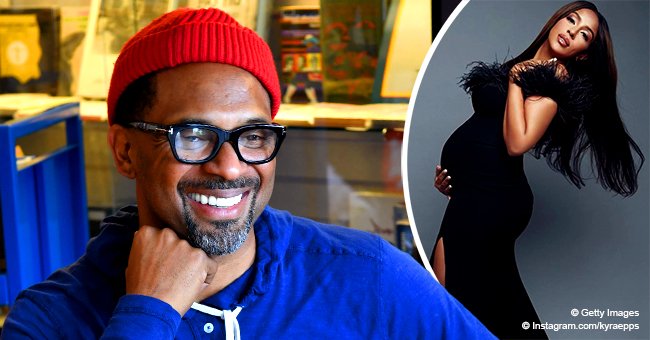 Mike Epps' Wife Kyra Flaunts Baby Bump in Black Gown for Stunning ...