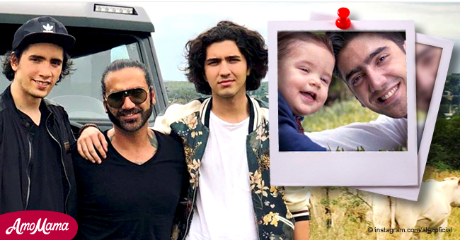 Alejandro Fernández presume de lo grandes y guapos que están sus hijos ...