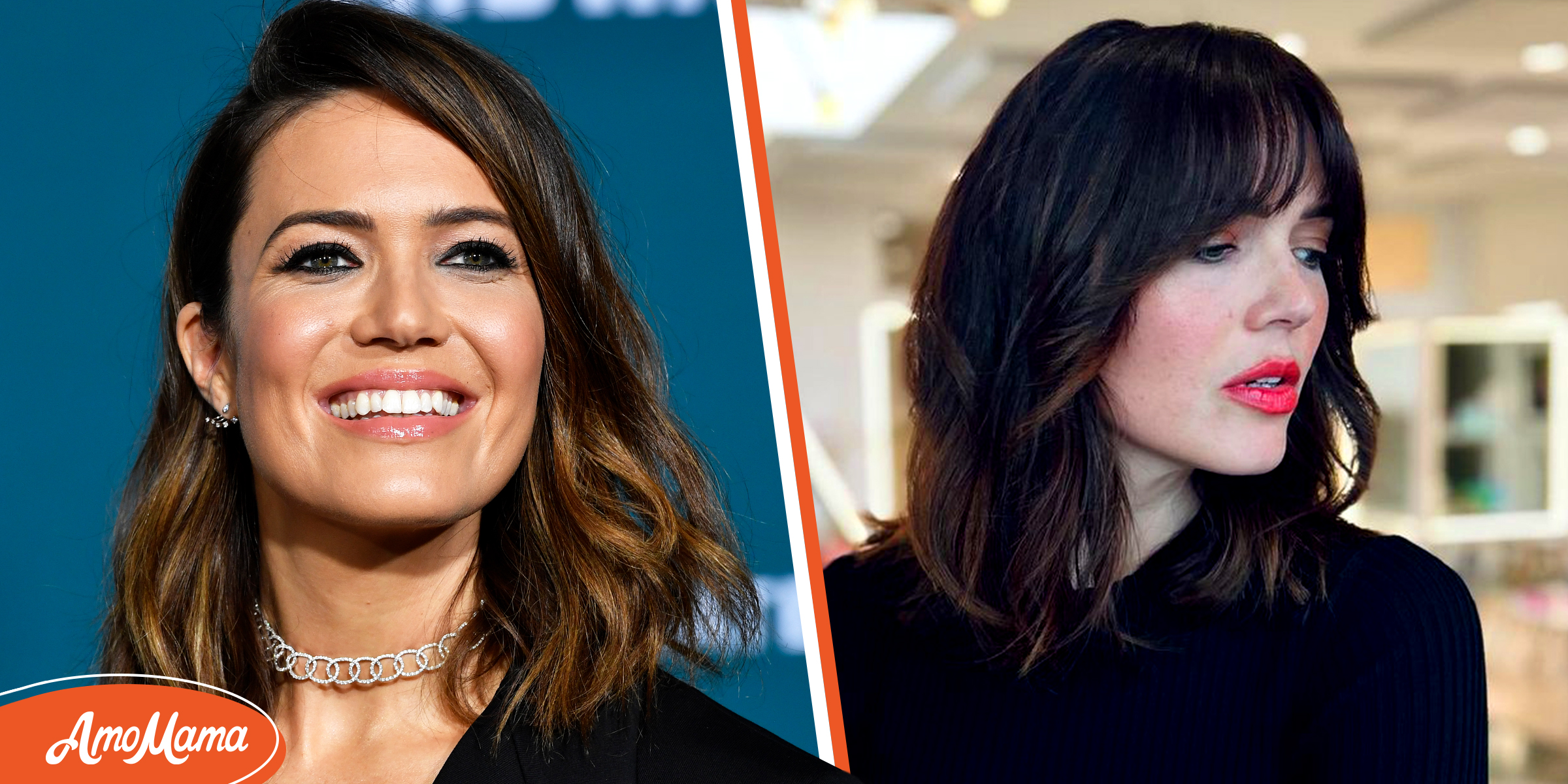 Mandy Moore Debuts New Hairstyle with Bangs Looking like Rebecca from ...