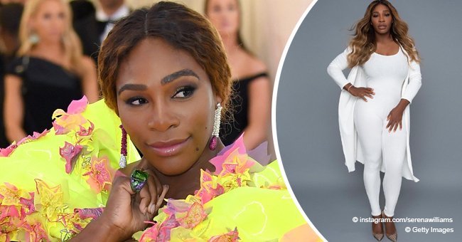 Serena Williams Displays Her Fit Thighs in an 'S by Serena' White ...