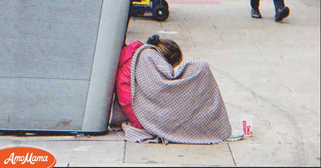 Rich Man Stops By Poor Homeless Girl Hands Her Flowers And An