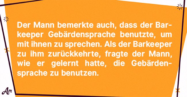 Witz des Tages: Ein Mann bemerkt eine Gruppe von Leuten, die ...
