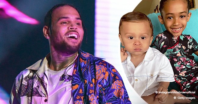 Chris Brown Proudly Shows off a Joint Photo of His Adorable Son Aeko ...