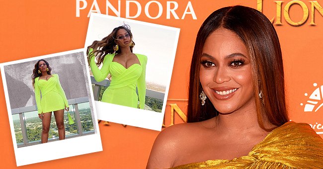 Beyoncé Looks Stunning Showing Her Flawless Figure in a Neon Outfit ...