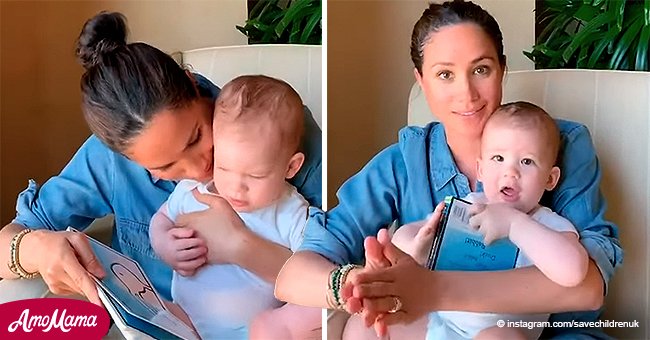 Prince Harry and Meghan Markle's Son Archie Enjoys Story Time with Mom ...