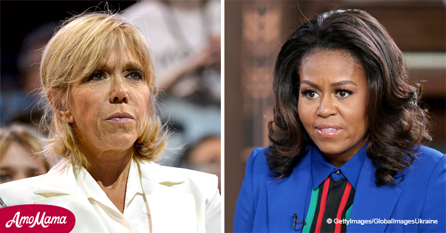 Pourquoi Brigitte Macron n'a pas accueilli Michelle Obama lors de son ...