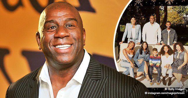 Magic Johnson Shares a Gorgeous Photo with All of His Children and ...