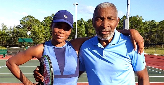Venus Williams and Her Father Strike Poses in Matching Blue Outfits ...