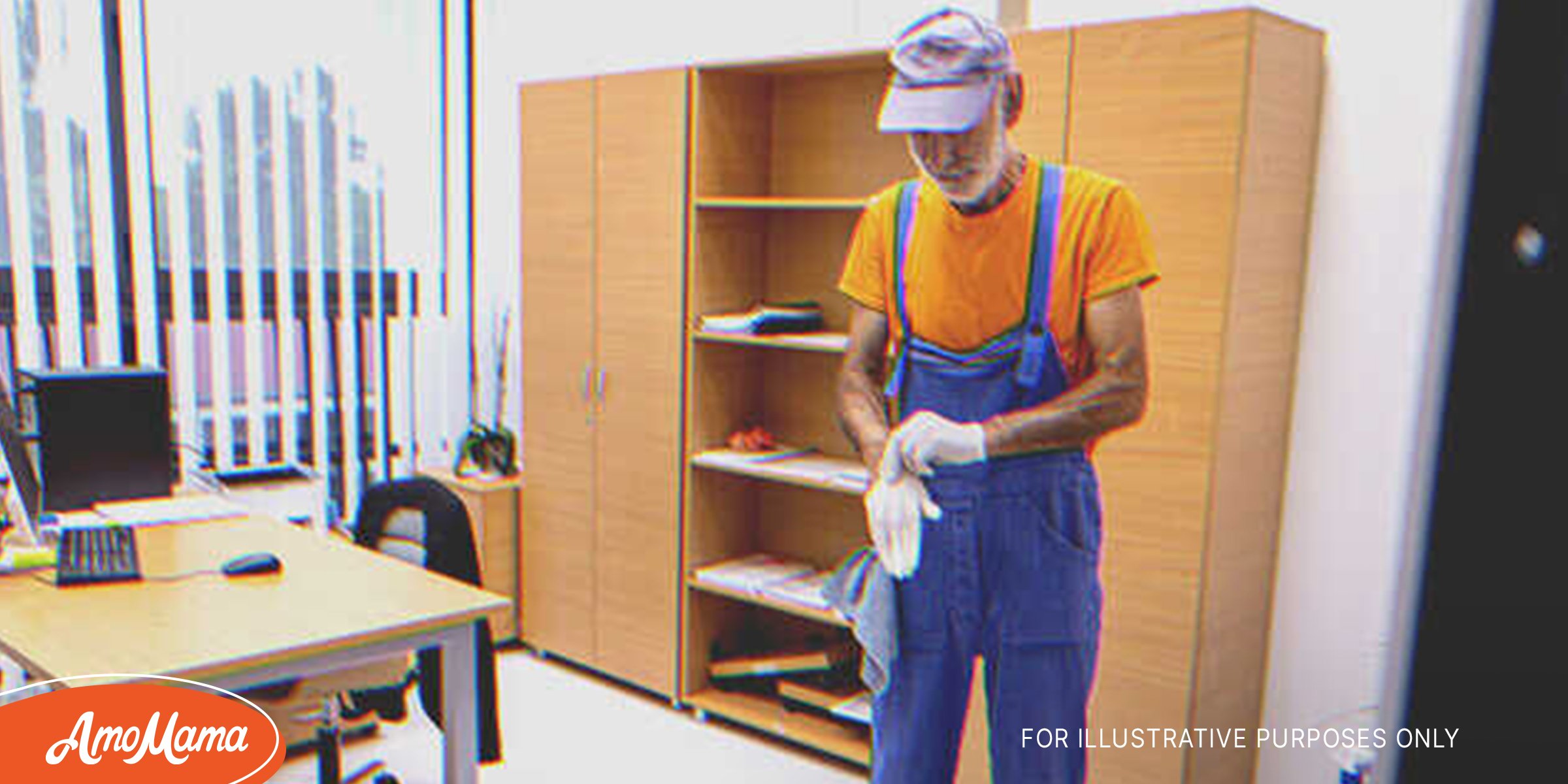 'What's Going On?' Janitor Exclaims Seeing His Huge Portrait at ...