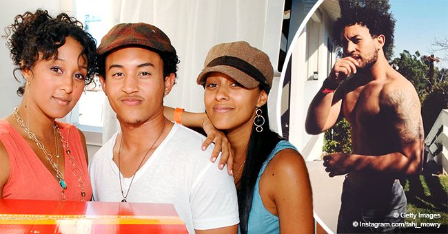 Tia & Tamera Mowry's Brother Tahj Puts Arm Tattoo & Toned Muscles on ...