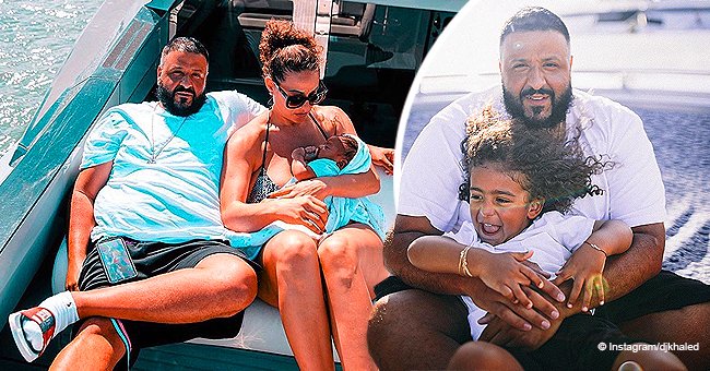 Dj Khaled Shares Beautiful Candid Photos from Family Vacation on Board ...