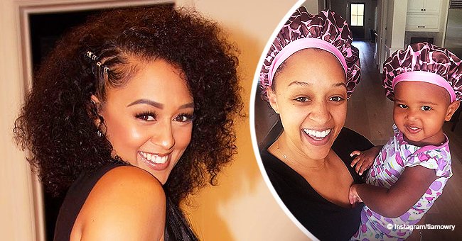 Tia Mowry From Sister Sister Melts Hearts As She Poses With Daughter Cairo In Matching