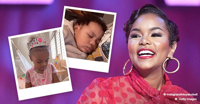 LeToya Luckett Shares Cute Snaps of Her Son Sleeping & Daughter Wearing ...