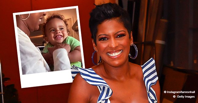 Tamron Hall Makes Her Baby Son Moses Laugh in an Adorable Video