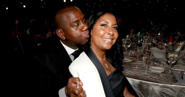 Magic Johnson’s Wife Cookie of 28 Years Shares Beautiful Family Pic ...