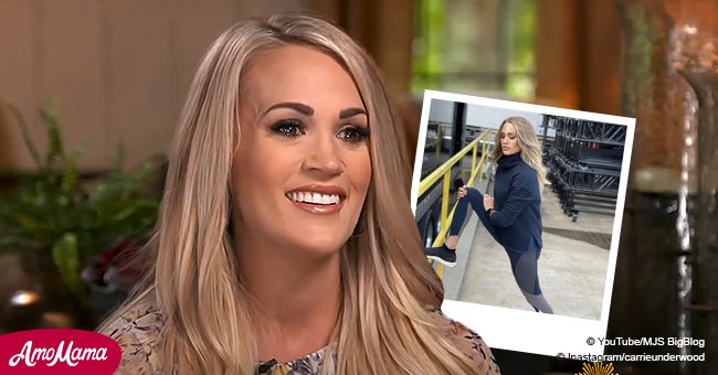 Check Out Carrie Underwood Showing off Her Killer Legs in This New Post ...