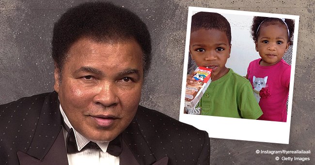 See Muhammad Ali's Grandkids Sydney & Curtis' Big Brown Eyes like Their ...