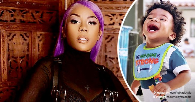 Keyshia Cole's Son Tobias Shows off His Beautiful Smile & Natural Curls ...