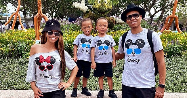'New Edition's' Ronnie DeVoe, Wife Shamari & Their Twin Sons Rock ...