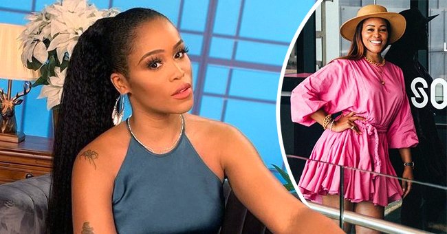 Eve Flashes Her Sweet Smile & Looks Blooming in a Ruffled Pink Midi ...