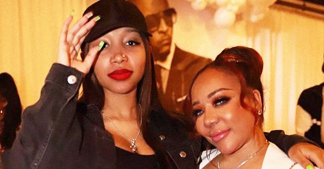 Check Out the Photo Tiny Harris Shared of Pregnant Daughter Zonnique in a Black & White Jacket