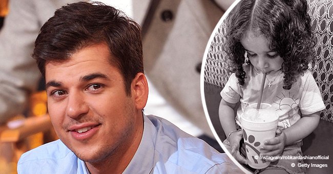 Rob Kardashian Shares a Cute Snap of Daughter Dream with Stunning Curls ...