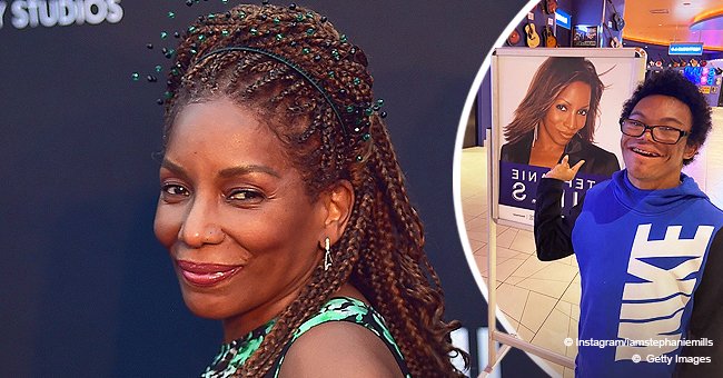 Stephanie Mills' Special Needs Son Farad Smiles Posing near ...