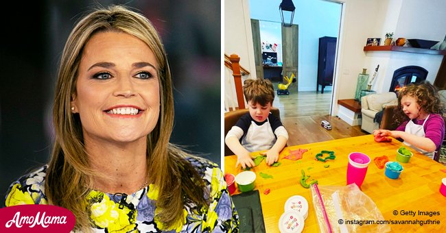 Savannah Guthrie's Kids Get Busy Playing with Colorful Plasticine — See ...