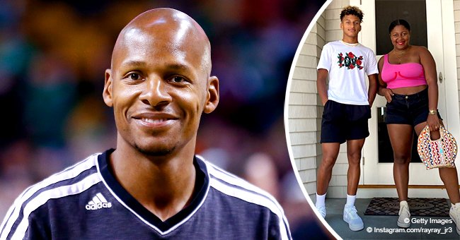 Ray Allen's Son Walter Ray Allen III Poses Together with His Sister ...