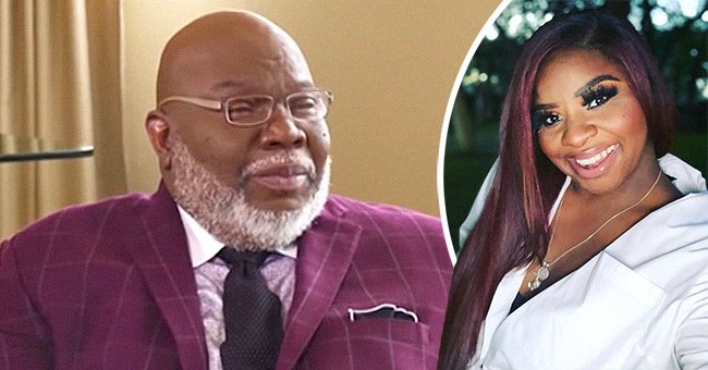 TD Jakes' Eldest Daughter Cora Stuns with White Outfit, Copper Hair & Makeup after Amazing 82 ...