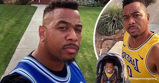 Check Out Omar Gooding's Matching LA Lakers Jerseys with His Adorable ...