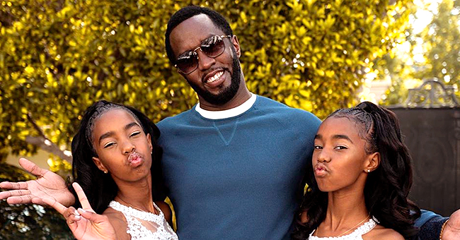 Diddy's Daughter Chance Shares Sweet Photo with Twin Sisters as She ...