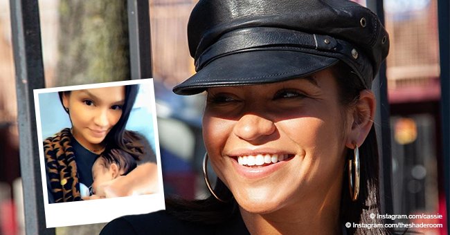 Cassie Is All Smiles as She Snuggles with Baby Daughter Frankie in ...