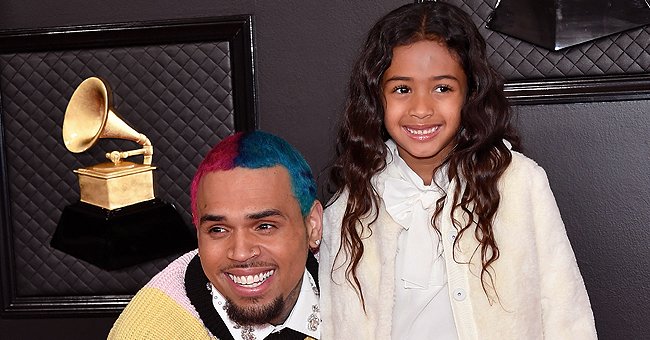 Chris Browns Daughter Royalty Shows Modeling Skills While Serving