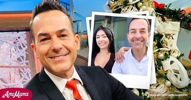 Carlitos Calderón comparte dulce foto con su novia: Carlitos Calderón comparte dulce foto con su novia: